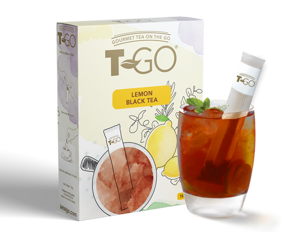Lemon Black Tea (15 Patented Easy Stir Tea Bags Tea Bags)